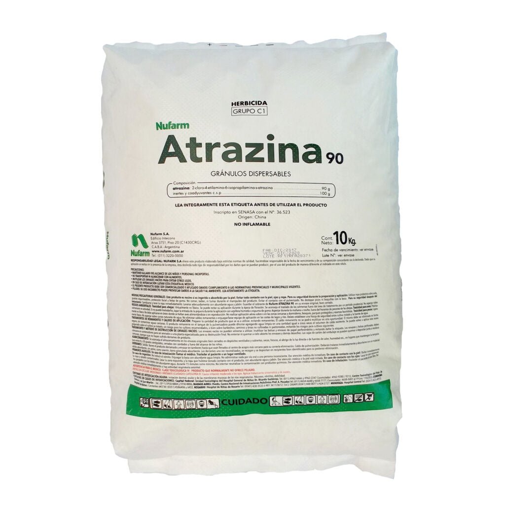 HERBICIDA ATRAZINA 90 x 10 KG - Mercado Agrario