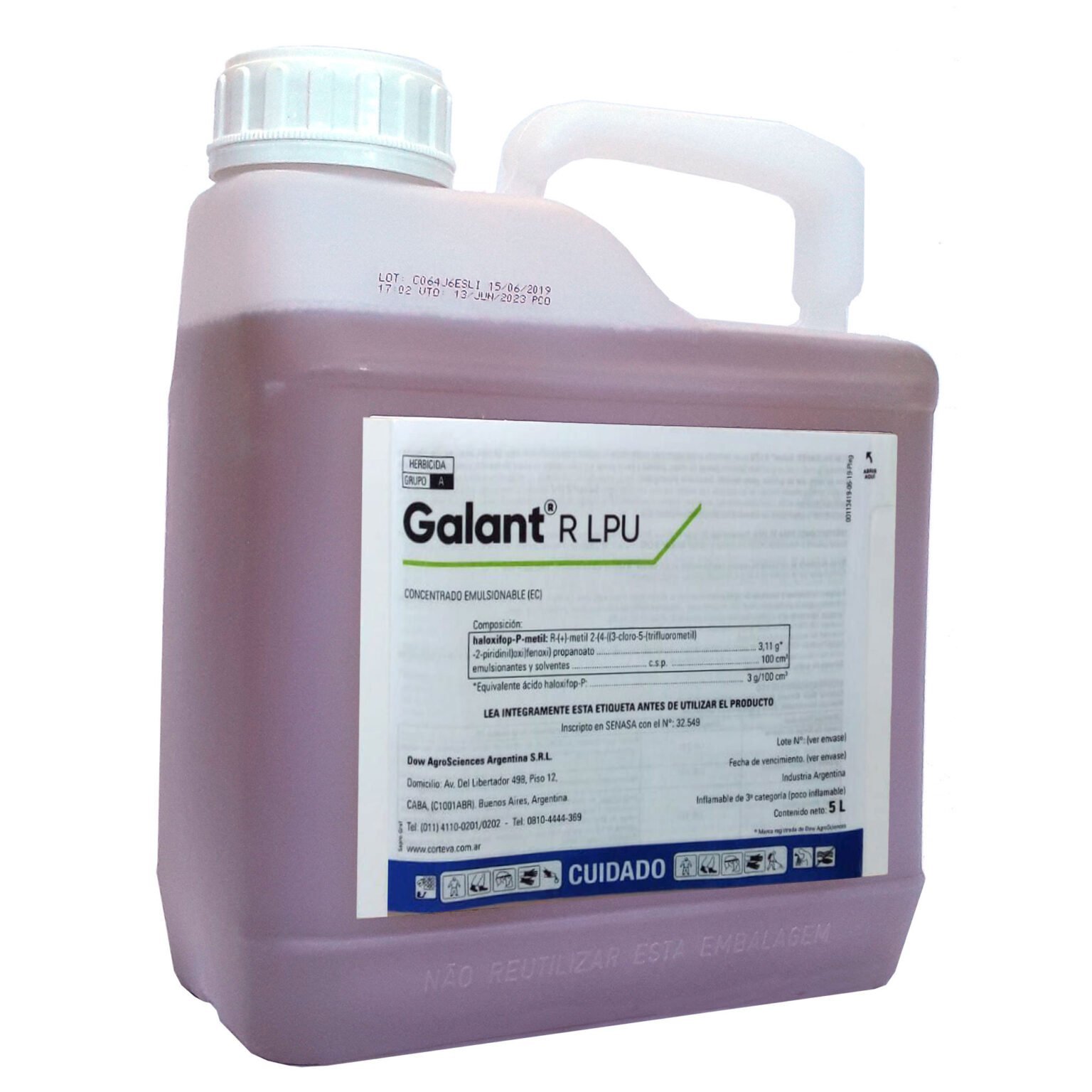 HERBICIDA GALANT R LPU x 5 Lts. - Mercado Agrario